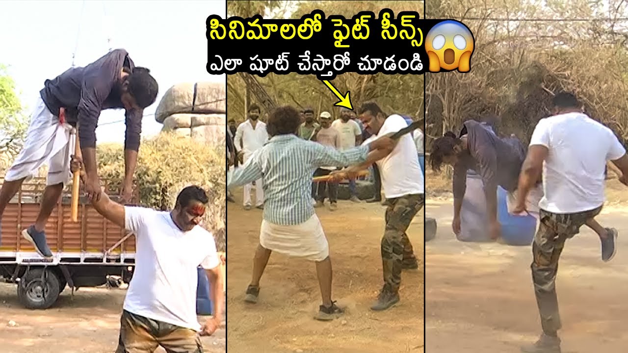 Bahubali Actor Prabhakar New Movie Fight Scene Making Video | Prabhas ...