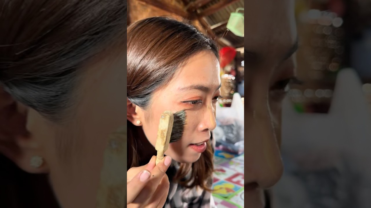 Myanmar traditional makeup ☺️ - YouTube