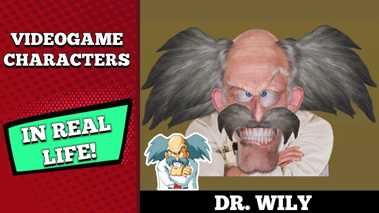 (Untooned #1) / Dr Wily in Real Life *Megaman ロックマン, videogame ...