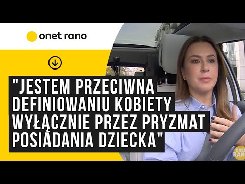 Beata Tadla: jestem przeciwna definiowaniu kobiety wyłącznie przez pryzmat posiadania dziecka