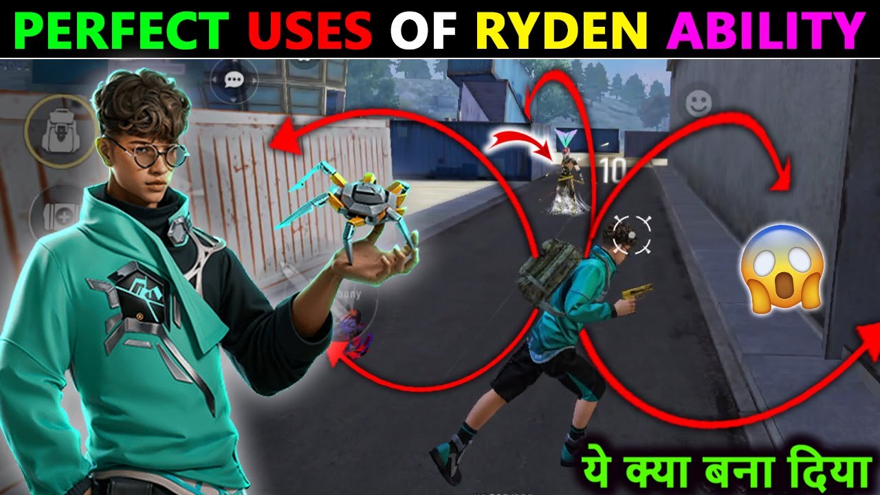 Perfect USES of RYDEN character Ability | Ryden character ability full ...