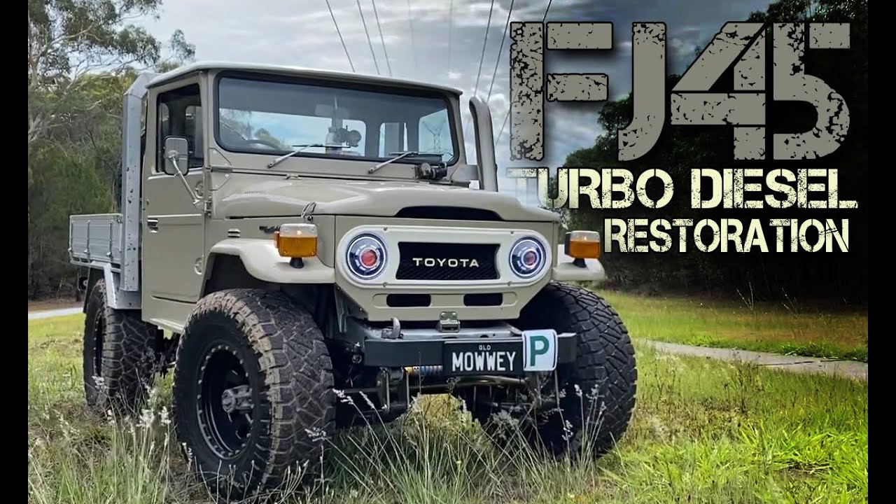 FJ45 Turbo Diesel Toyota Landcruiser RESTORATION - YouTube