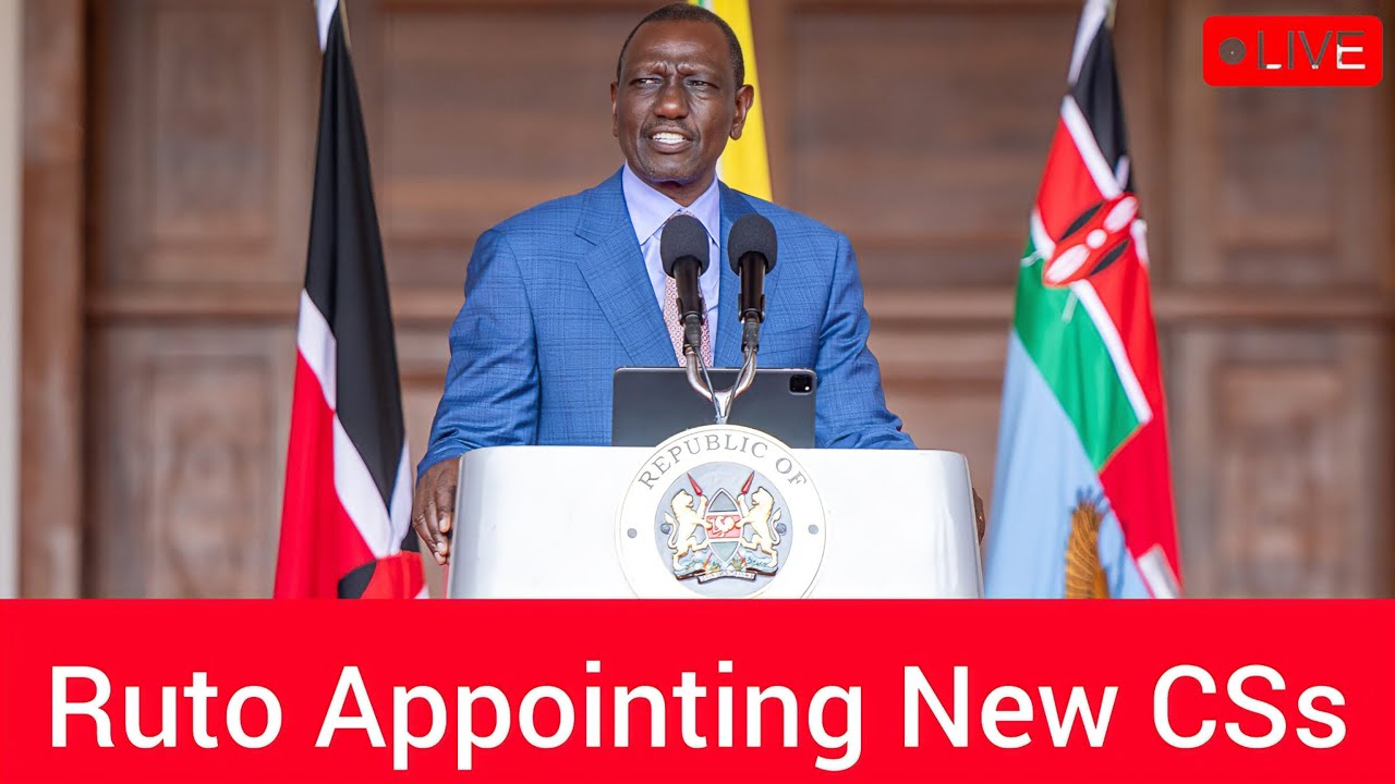 BREAKING LIVE: PRESIDENT RUTO APPOINTING NEW CSs | RUTO ADDRESSING THE ...