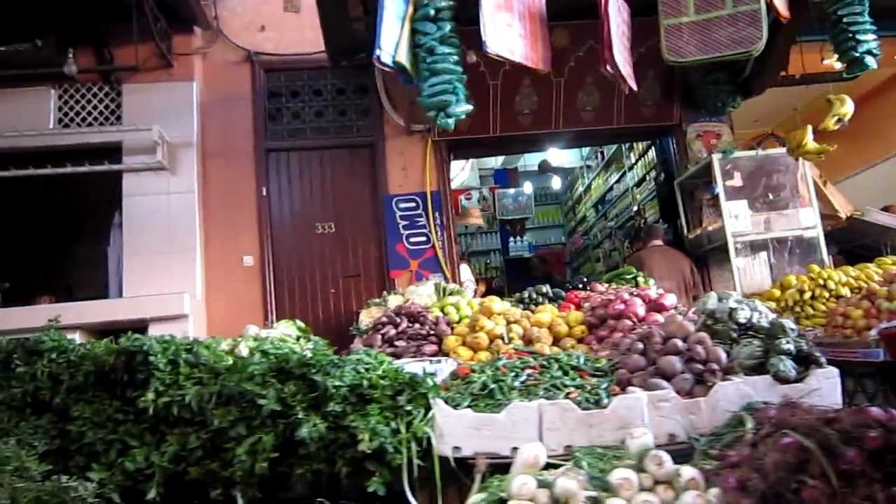 Moroccan Street Market - YouTube
