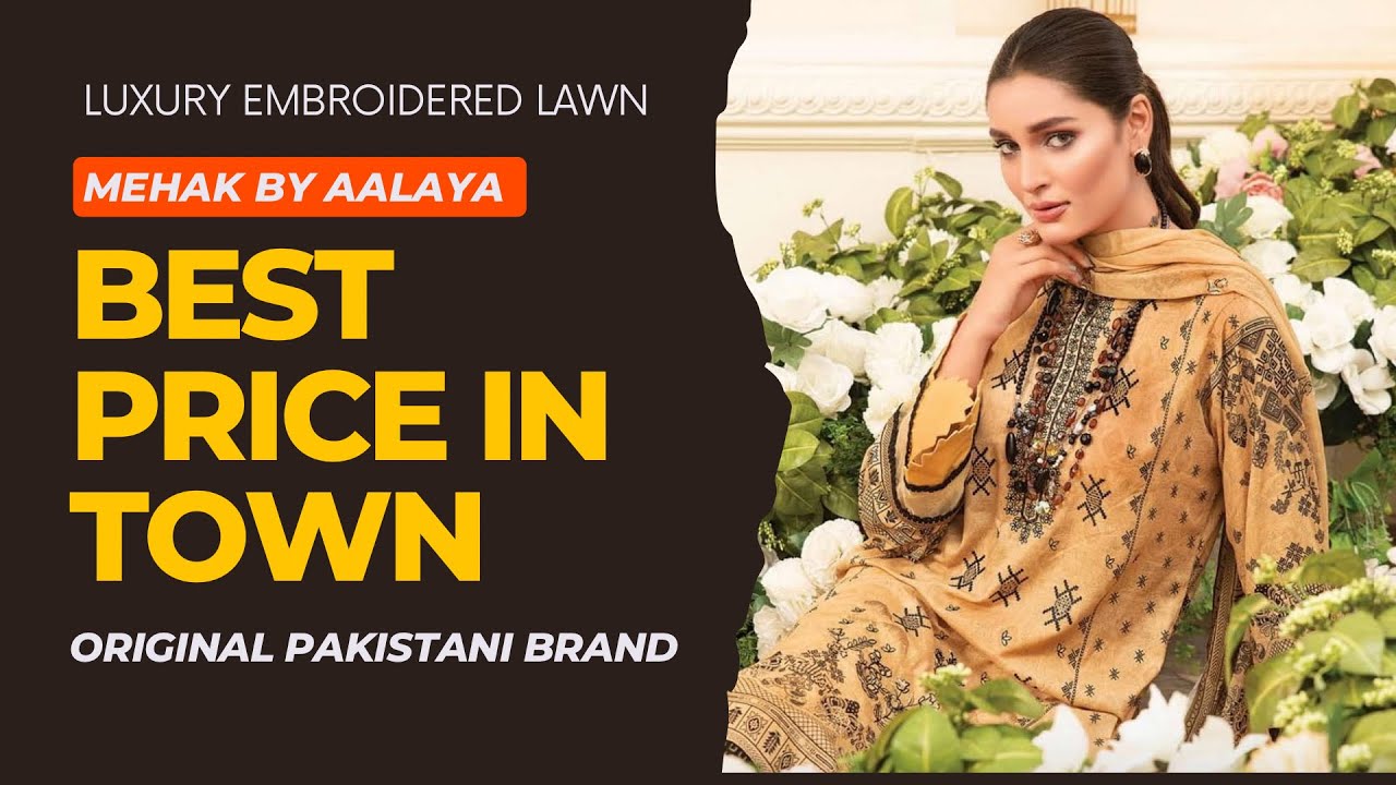 Mehak by Aalaya || Pakistani dresses in Bangladesh - YouTube