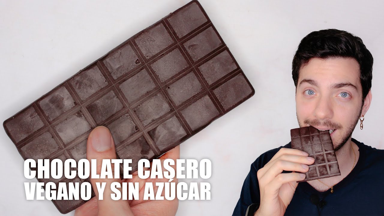 CHOCOLATE SIN AZÚCAR??? 🍯🍫 CASERO Y VEGANO ️ Cualquiera Cocina - YouTube