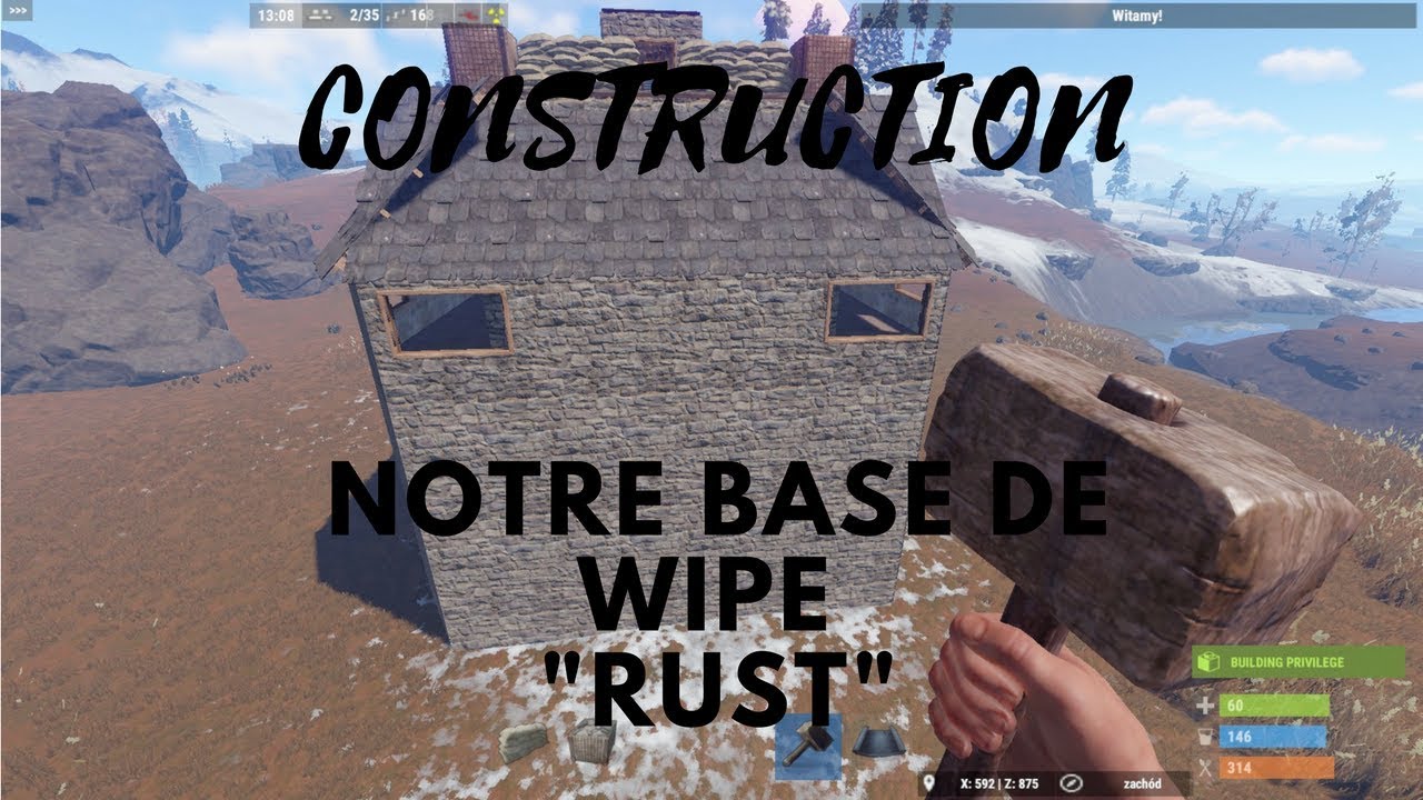 RUST : construction de notre base - YouTube