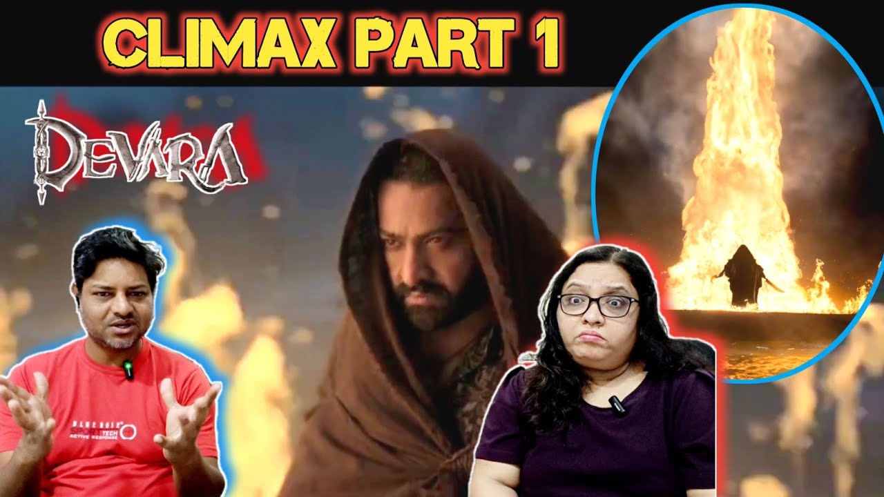 Devara Movie Scene 10 Part 1 Reaction | Climax Fight Scene | Devara action scenes | NTR, Saif ...