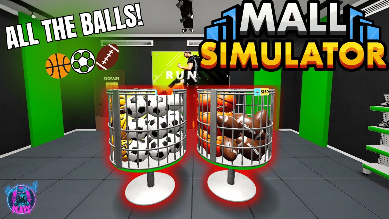 ALL THE BALLS | Mall Simulator EP 2 - YouTube
