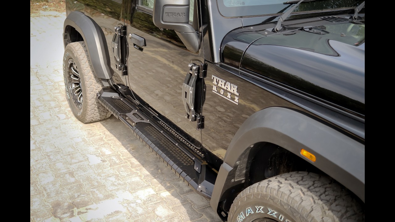 Introducing Thar Roxx SIDE STEP by Bimbra 4x4 - YouTube