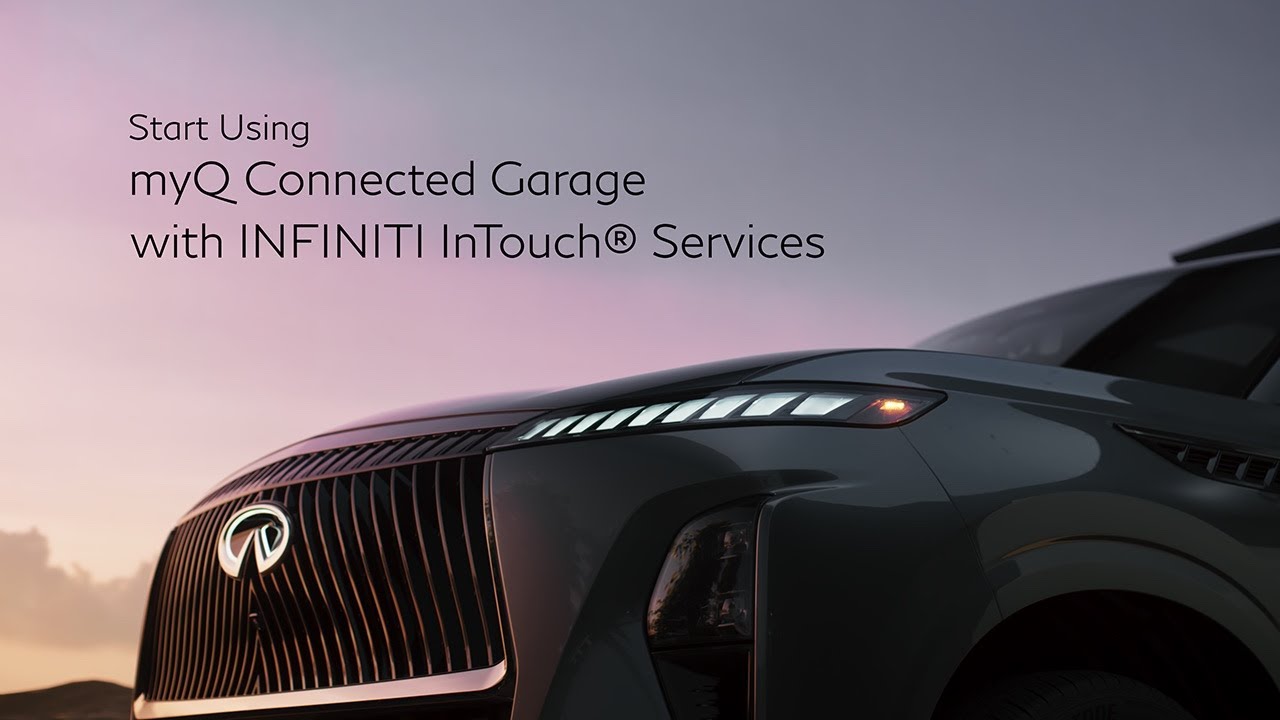 myQ Connected Garage Setup | INFINITI InTouch® Services - YouTube