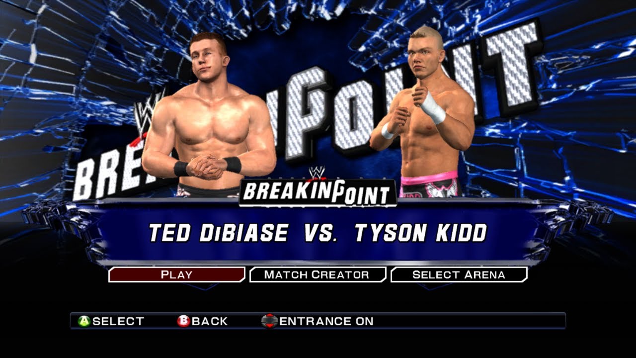 WWE SmackDown vs. RAW 2011 - Ted DiBiase Jr. vs. Tyson Kidd - YouTube