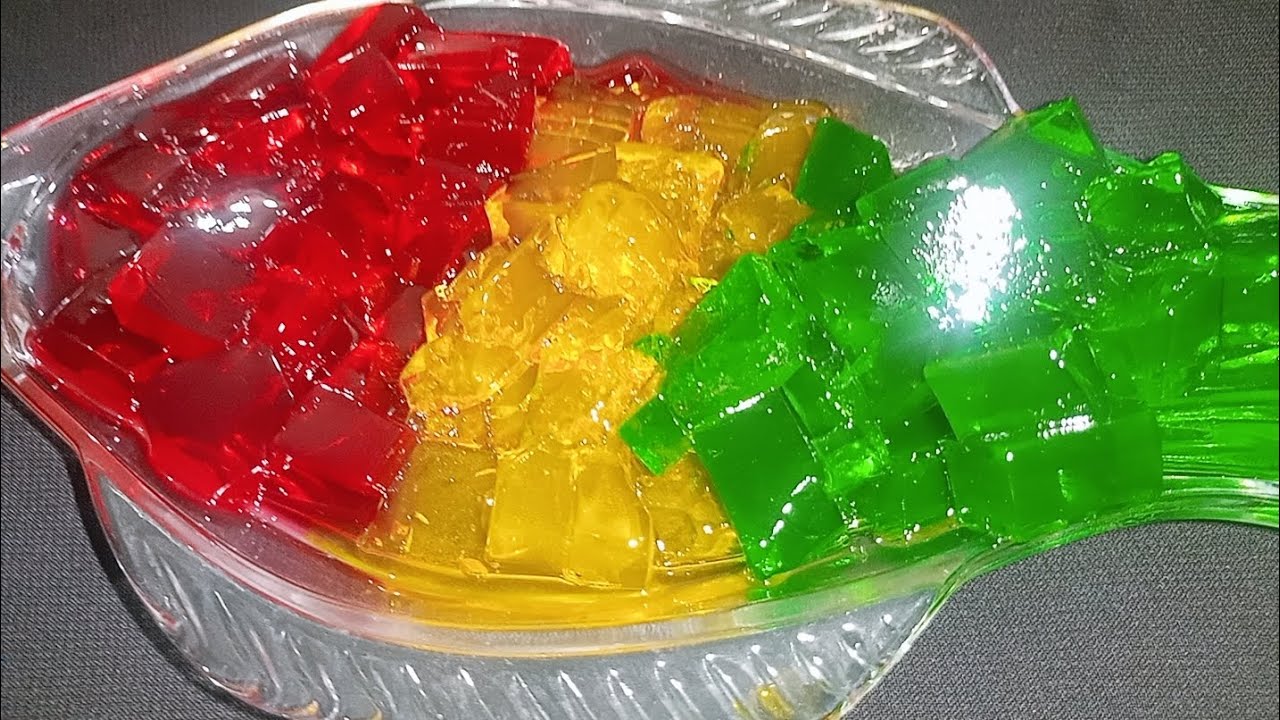 Home Made Colour Full Jelly||Yummy Recipe By Kashaf Kitchen - YouTube