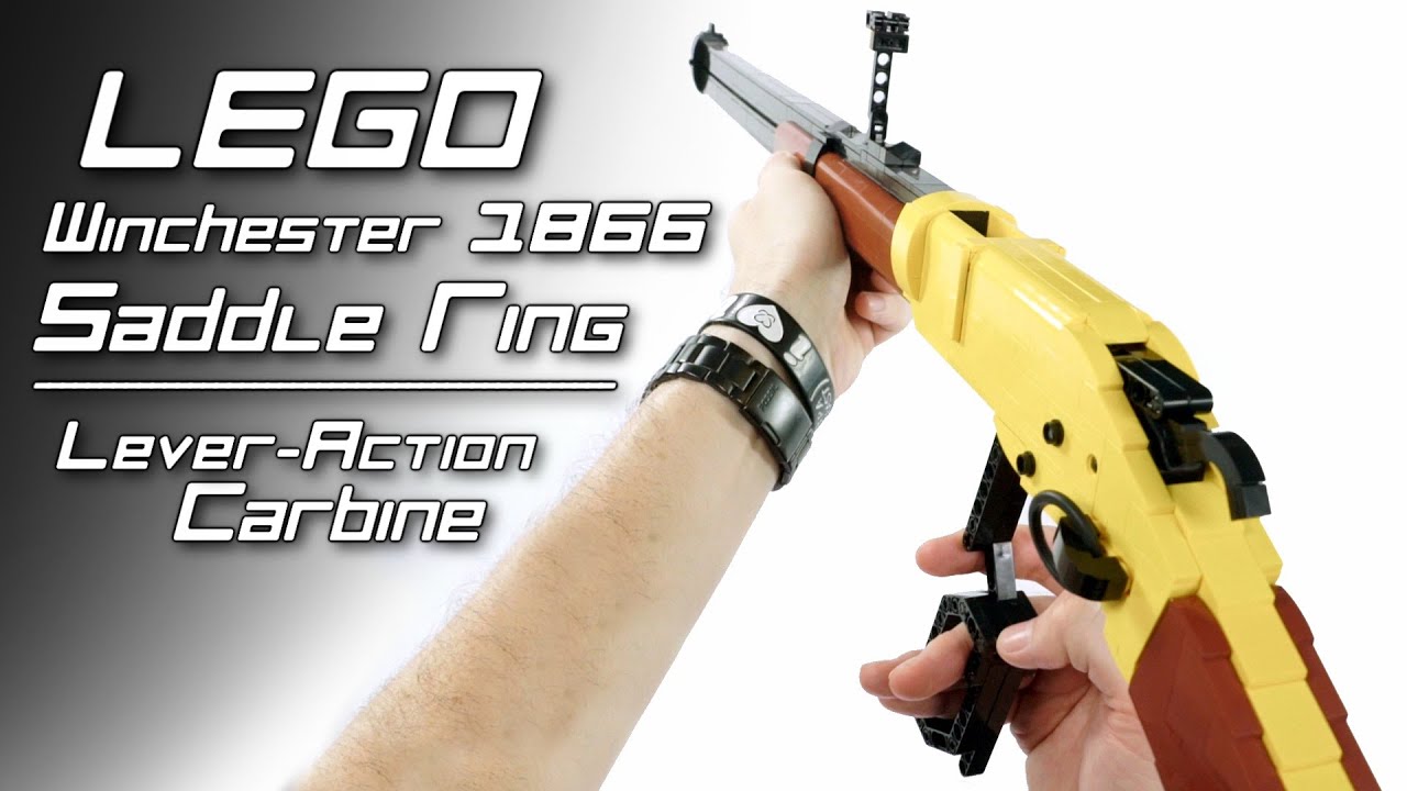 LEGO Winchester 1866 Saddle Ring Lever-Action Carbine - YouTube