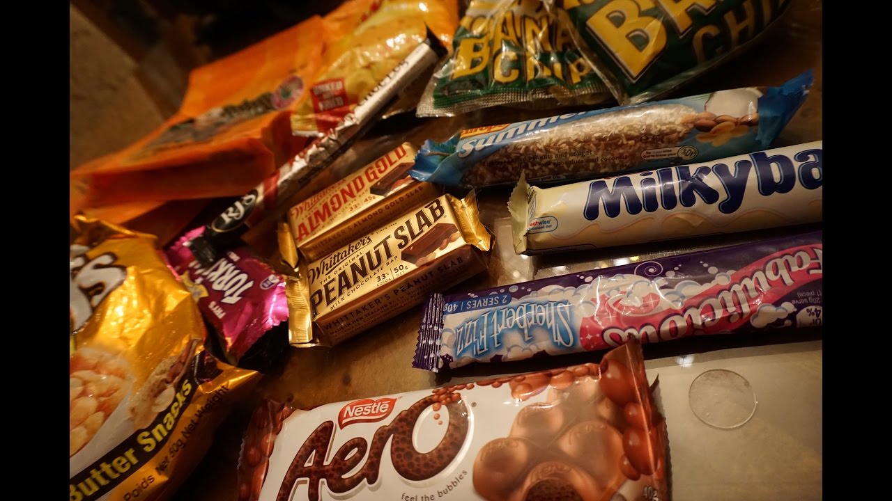 Tasting food/snacks from Samoa&New Zealand - YouTube