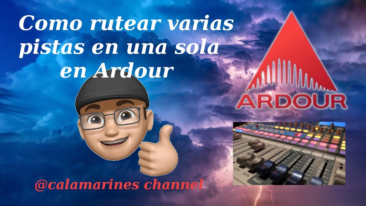 Como rutear varias pistas de audio en una sola. - YouTube