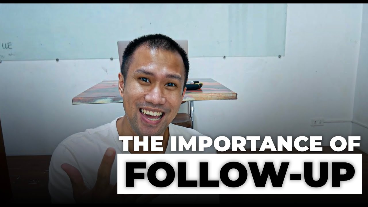 The importance of FOLLOW UP | MJ Lopez Vlog#017 | Build Relationship ...