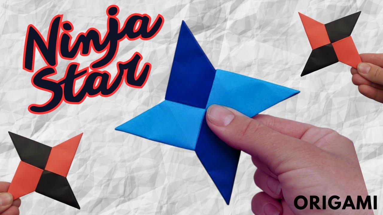 🔥 How to Make an Origami Ninja Star (Shuriken) – Easy Tutorial! 🔥 - YouTube