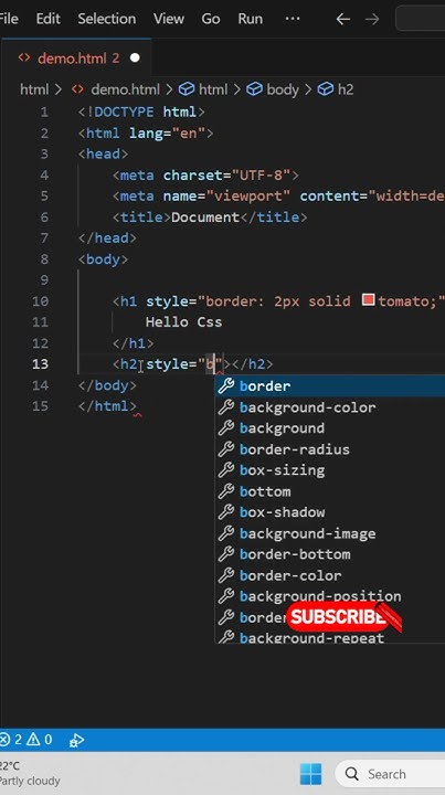 Border Colour Set Using CSS #codexpertclass #csstutorials #css #border - YouTube