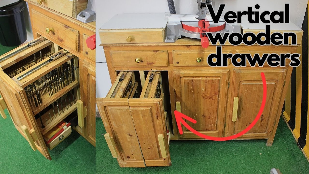 DIY ... ( parte 2) How To Make A Vertical wooden drawers - YouTube