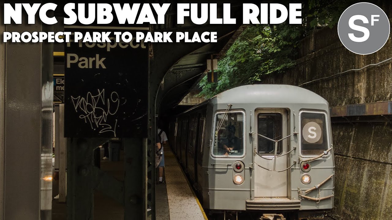 R68 (S) Franklin Avenue Shuttle Full Ride from Prospect Park to ...