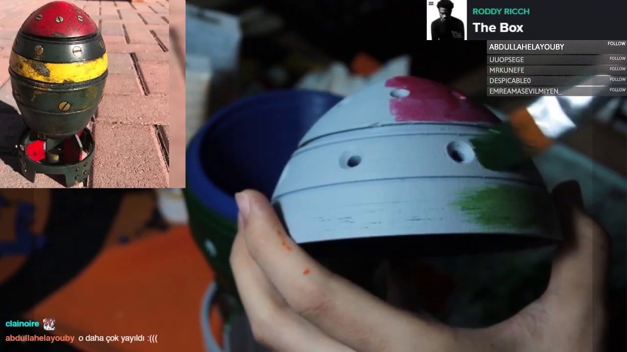 3d printed Fallout - Mini Nuke acrylic painting - YouTube