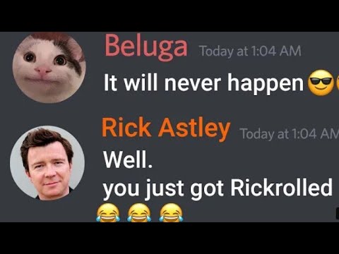 When Beluga get Rickrolled _ Beluga_Ent - YouTube