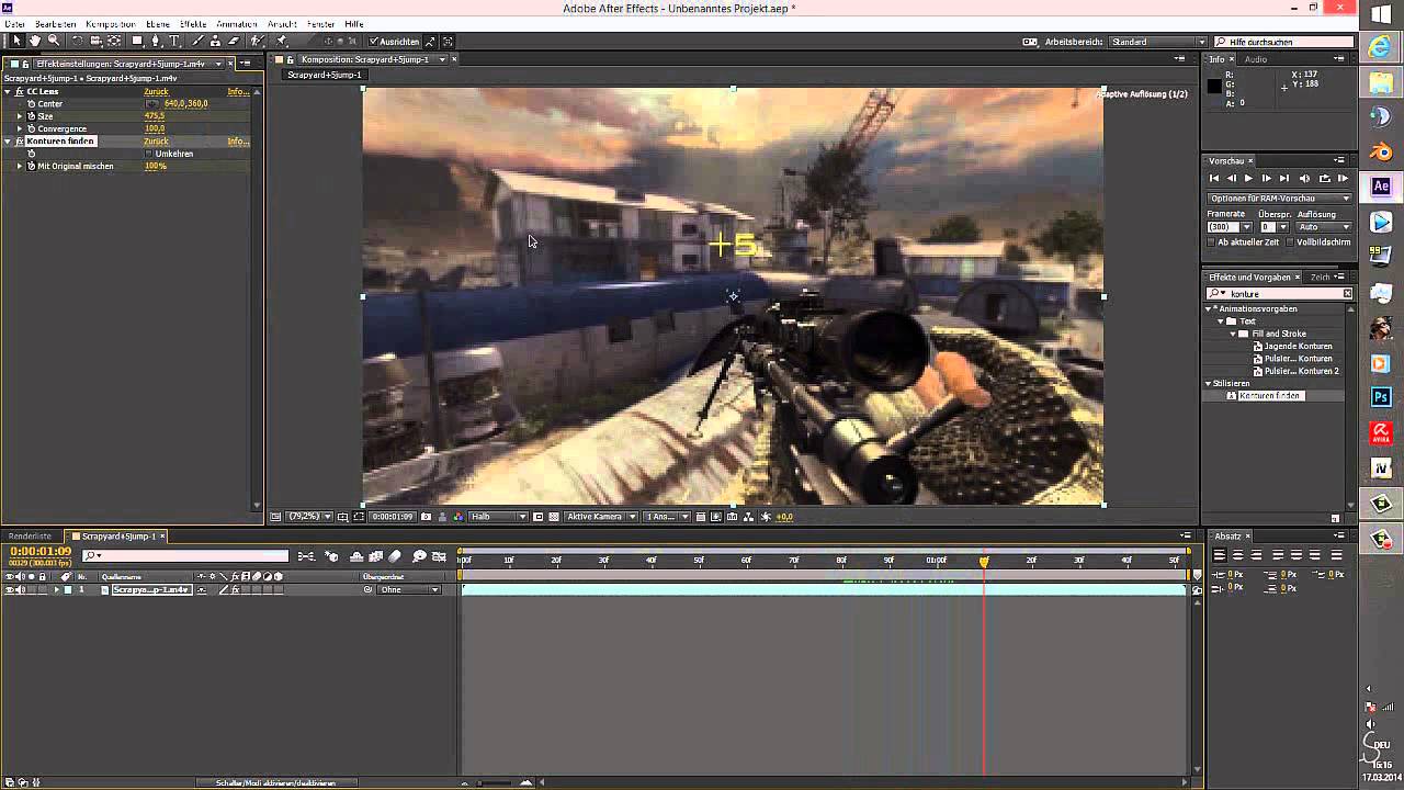After Effects Tutorial CC Lens [German] - YouTube