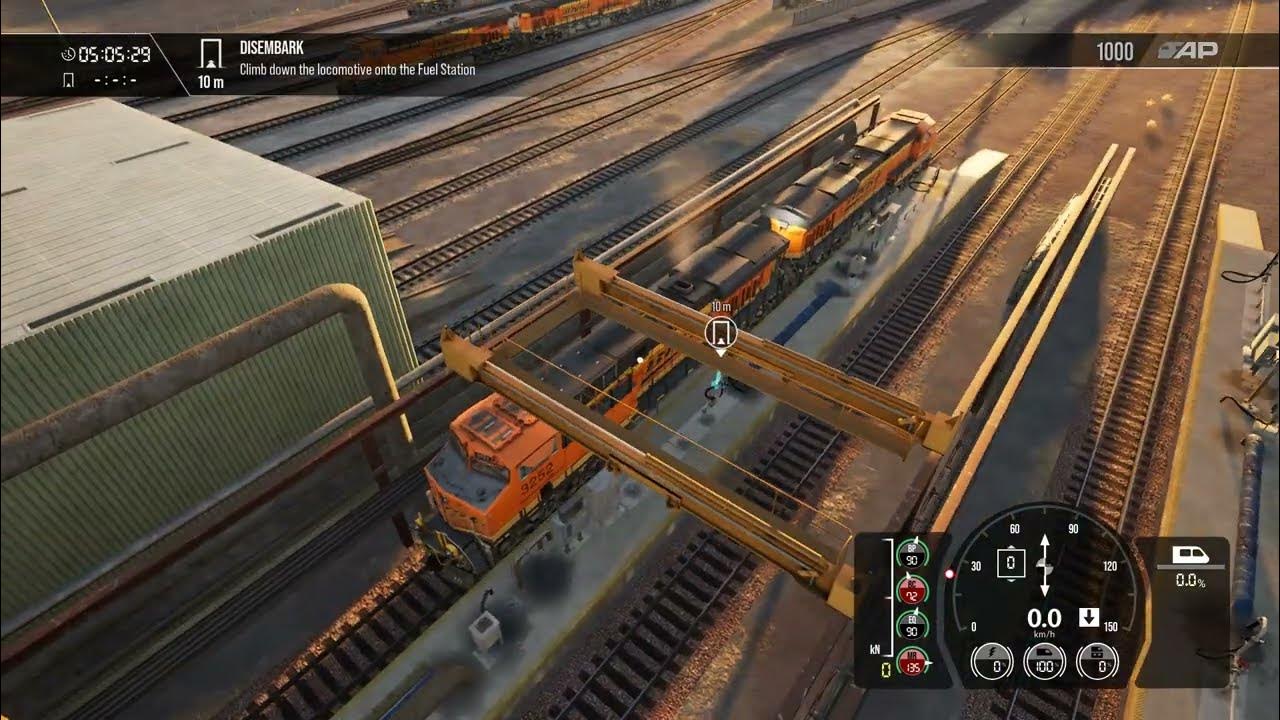 Train sim world 3: Refueling the GE ES44C4 - YouTube