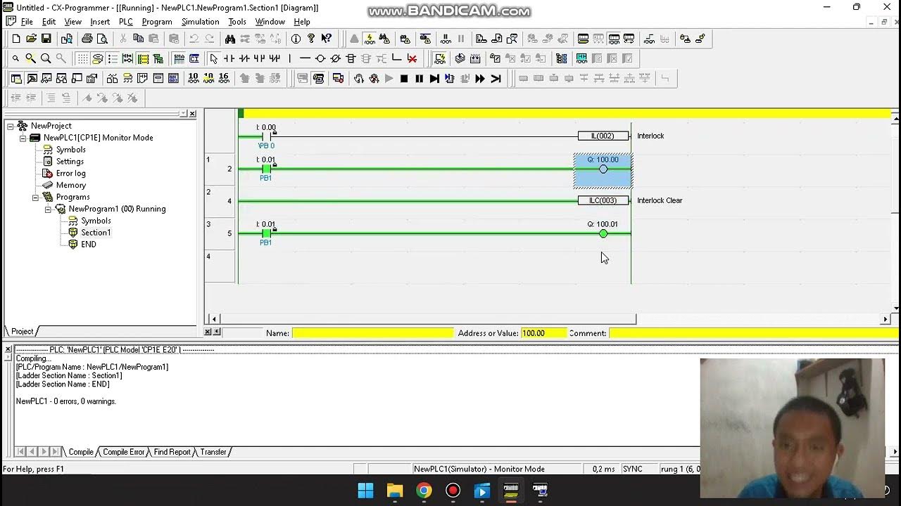 Belajar Instruksi IL-ILC CX-Programmer PLC Omron - YouTube