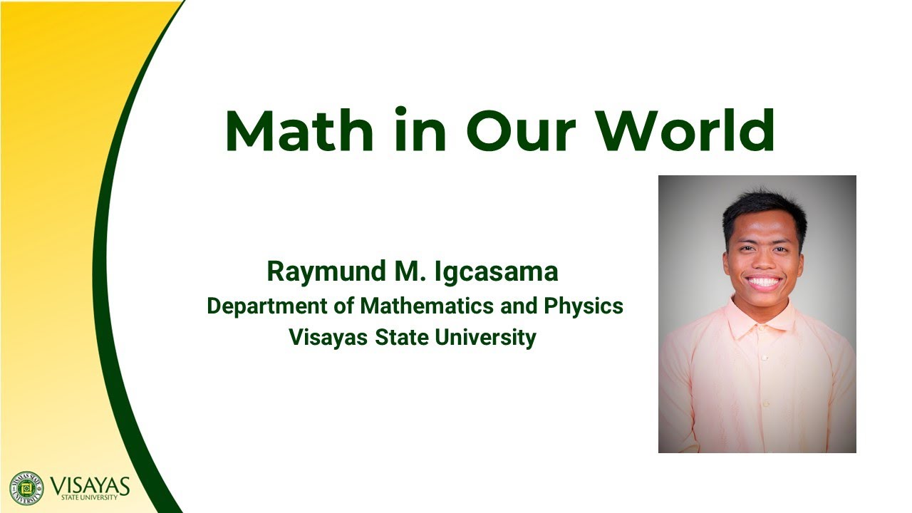 MATHEMATICS IN OUR WORLD - YouTube