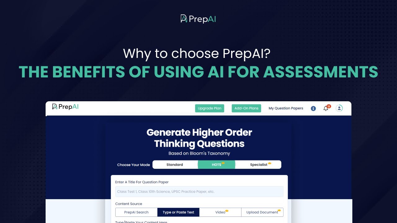 Why Use an AI Exam Generator? | Benefits of AI Question Answer ...