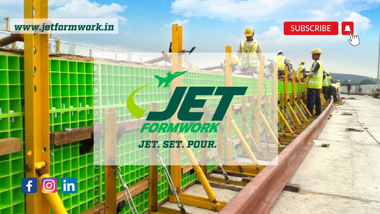 JET FORMWORK System 3D Video Pile Cap, Ground Beam, Column, Wall, Roof ...