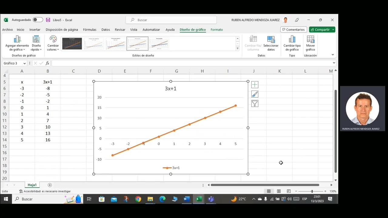 Graficando con excel 20230313 225246 Grabación de la reunión - YouTube