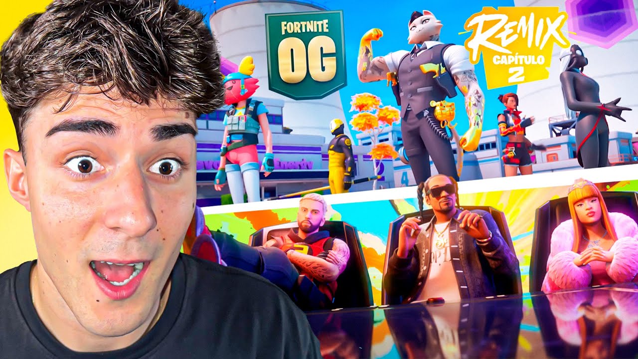 NUEVA TEMPORADA FORTNITE REMIX: Capítulo 2 (Nuevo Mapa, Nuevas skins ...