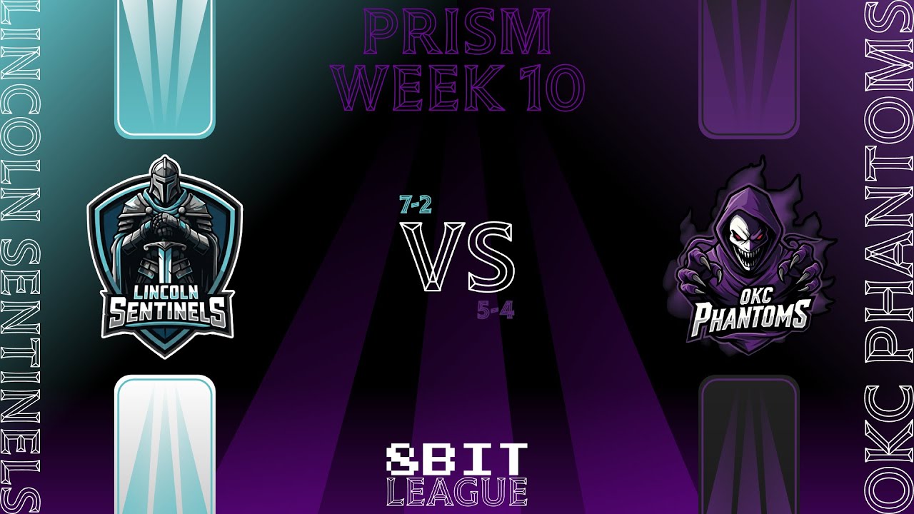 8Bit Prism League | Week 10 Game 2 | #3 Lincoln Sentinels (7-2) vs #6 ...