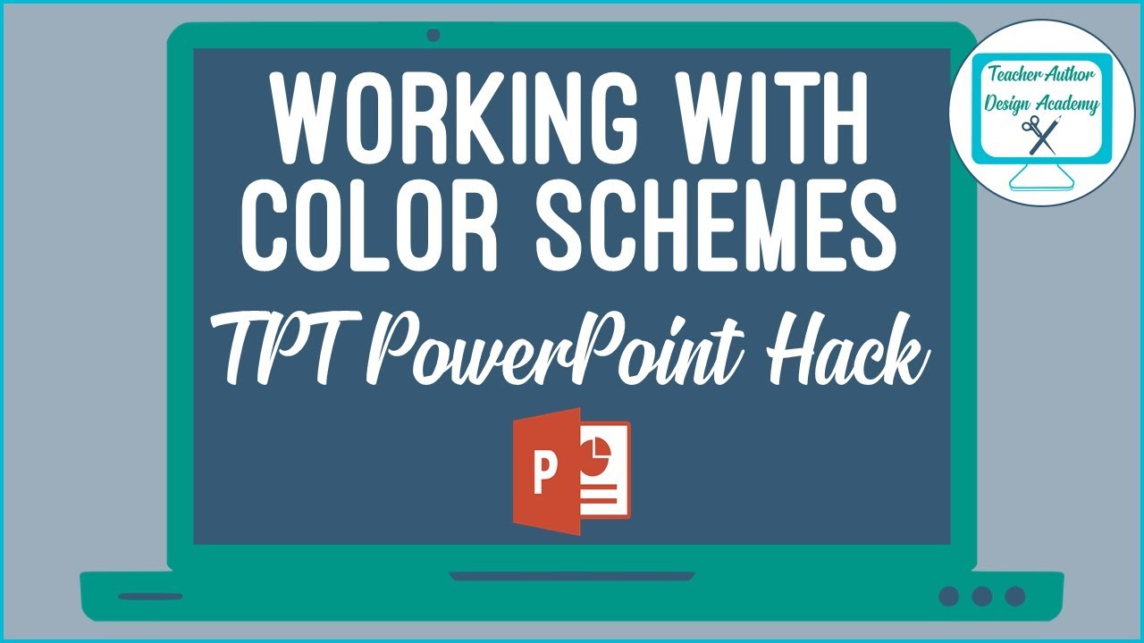 How To Choose & Use Color Schemes For TPT Products┃Powerpoint Tips For ...