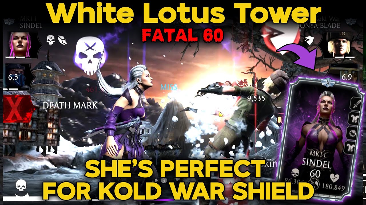 MK11 Sindel vs White Lotus Fatal Tower 60 Lizard Team | MK Mobile - YouTube
