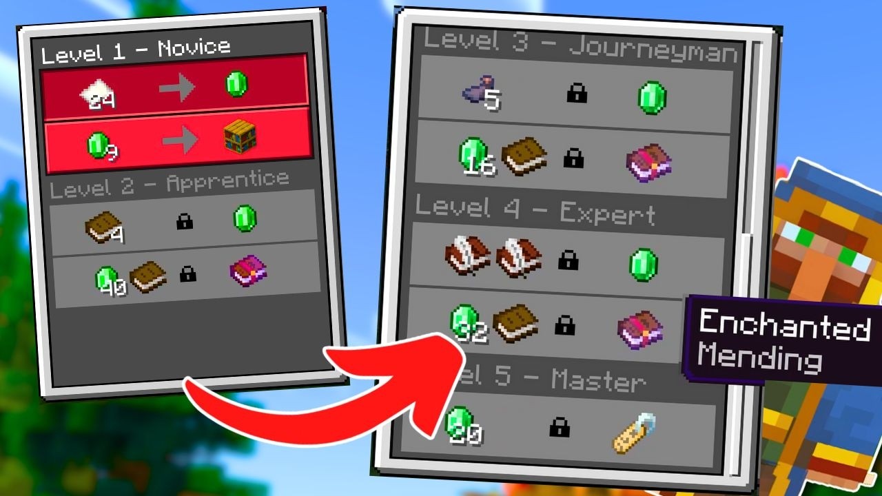 See EVERY Locked VILLAGER TRADE With This Resource Pack - Bedrock, PE ...