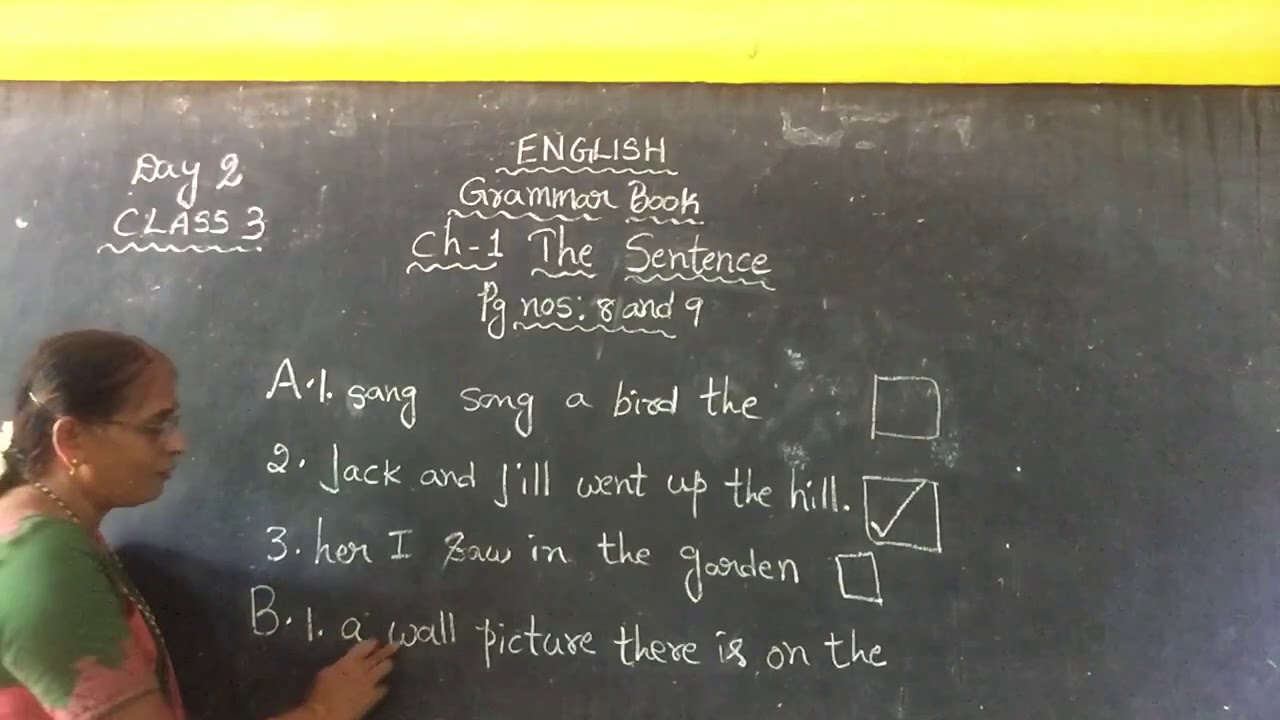 27-07-2020 class 3 English grammar - YouTube