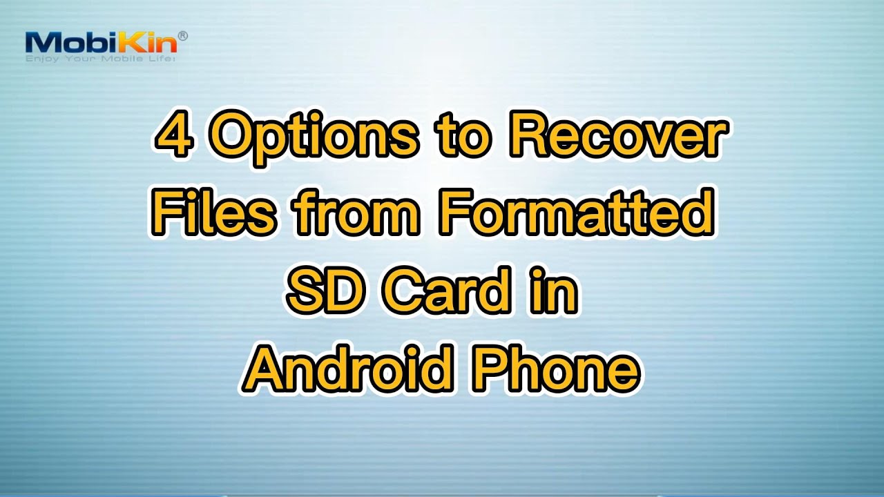 4 Options to Recover Files from Formatted SD Card in Android Phone ...