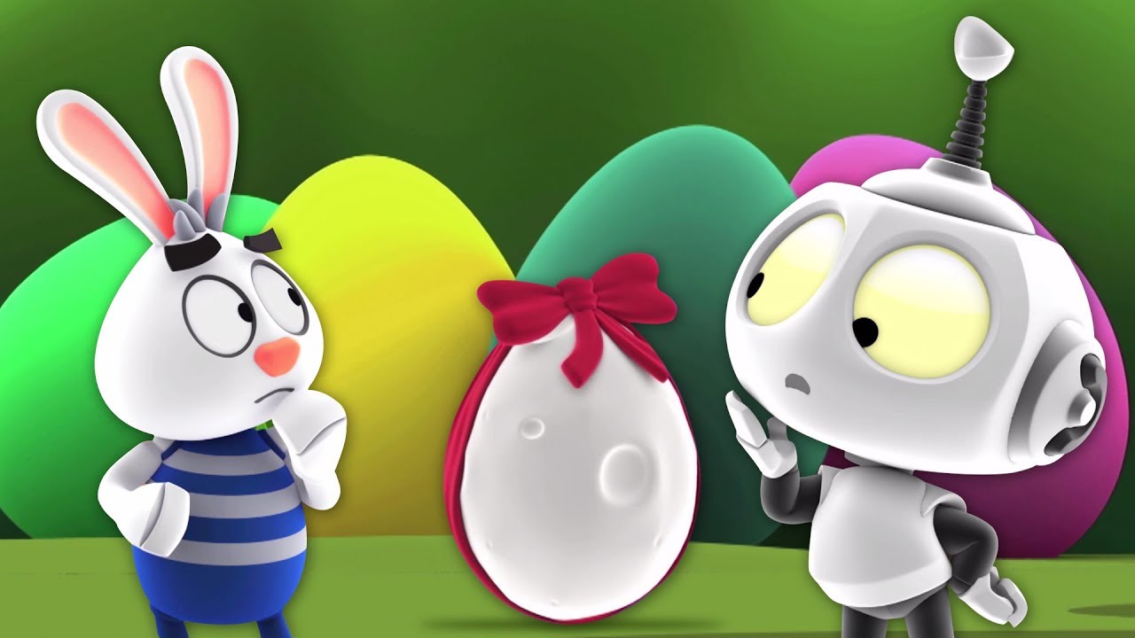 Rob the Robot & Surprise Eggs Wonder | Learning Videos with Animated ...