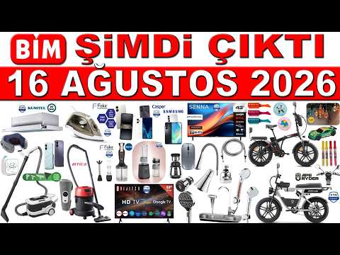 BİM 16 AĞUSTOS 2026 | ISLAK KURU SÜPÜRGE | BİM CEP TELEFONU | BİM AKTÜEL ÇEYİZLİK EV GEREÇLERİ
