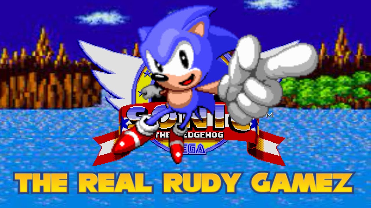 Me playing sonic the hedgehog 1 (the real Rudy plays) - YouTube