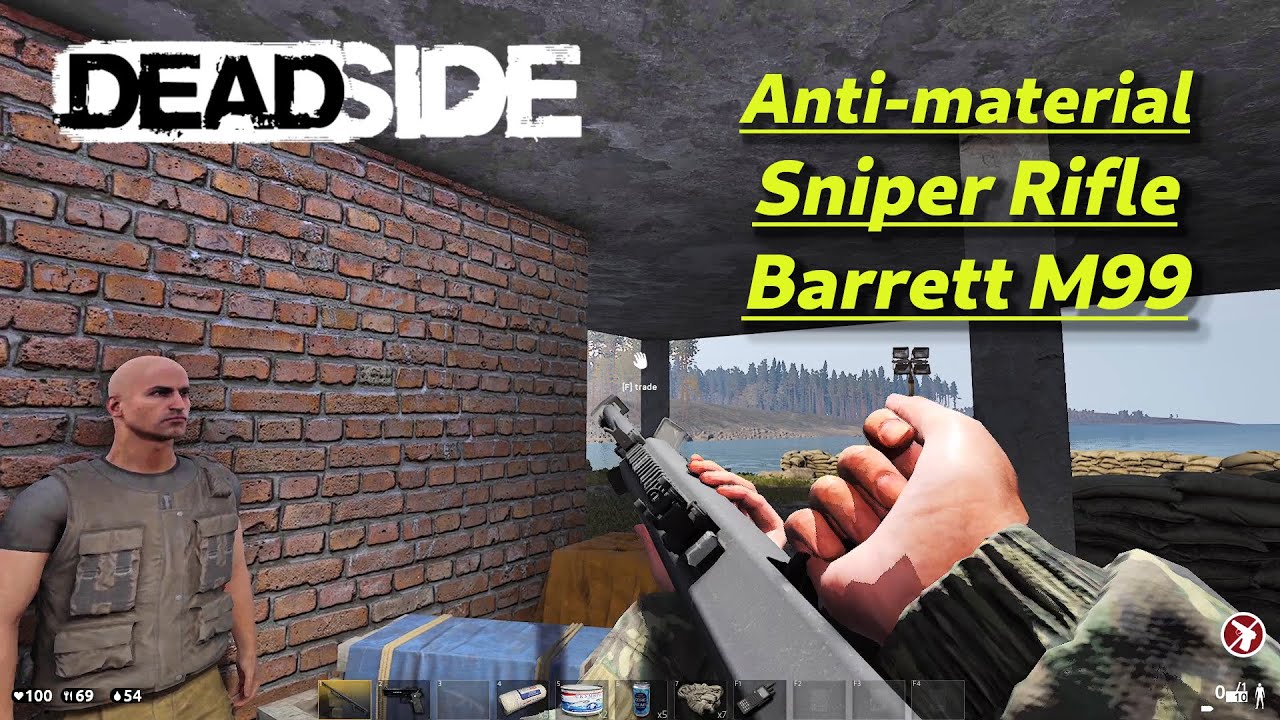 DEADSIDE Gameplay - Anti Material Sniper Rifle Barrett M99 ...