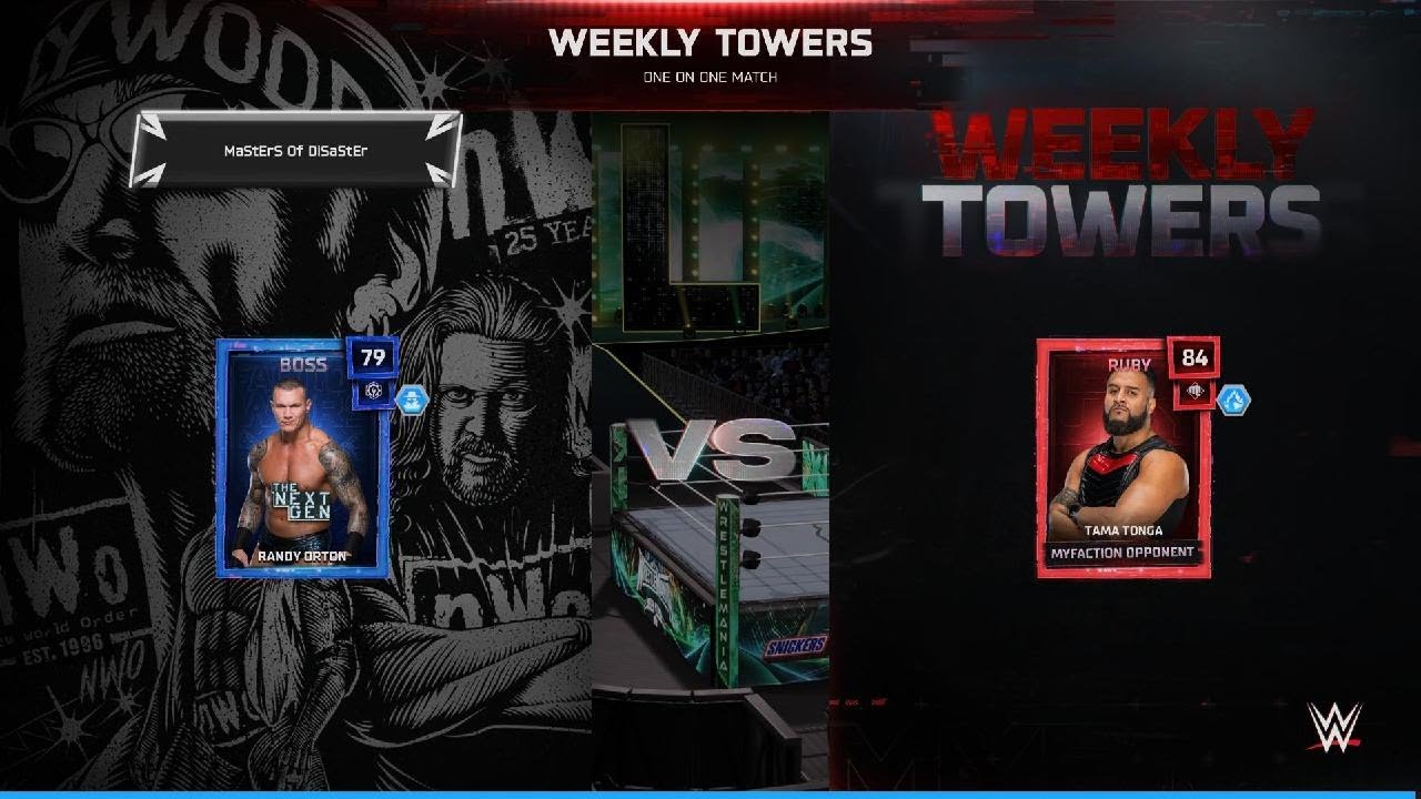 WWE 2K25 WRESTLEMANIA RANDY VS TAMA TONGA - YouTube