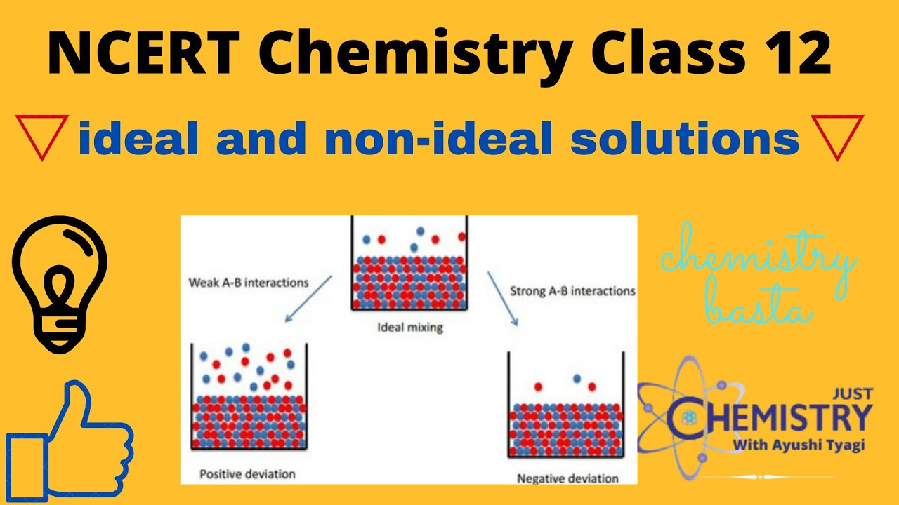 CBSE|CLASS 12 TH |NCERT UNIT -2 SOLUTIONS|IDEAL AND NON IDEAL SOLUTIONS ...