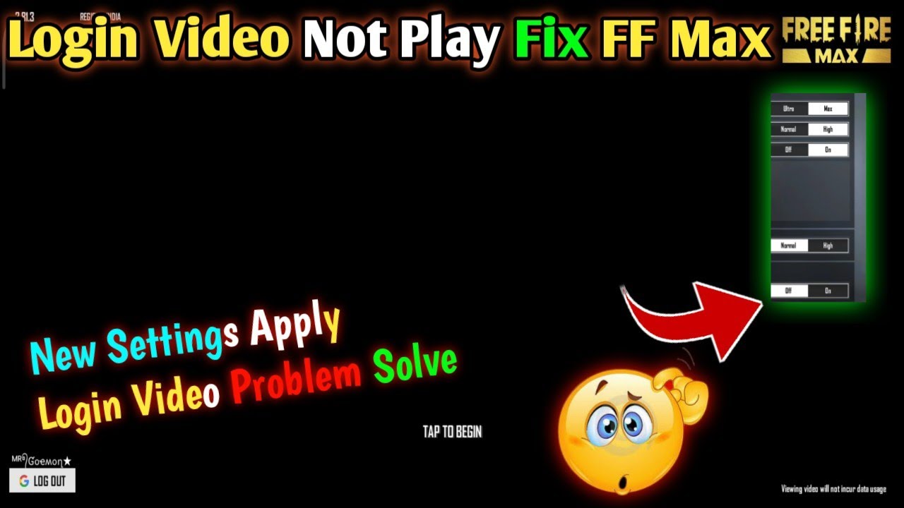 Free Fire Max Login Video Not Playing Problem Fix | How To Fix Login ...