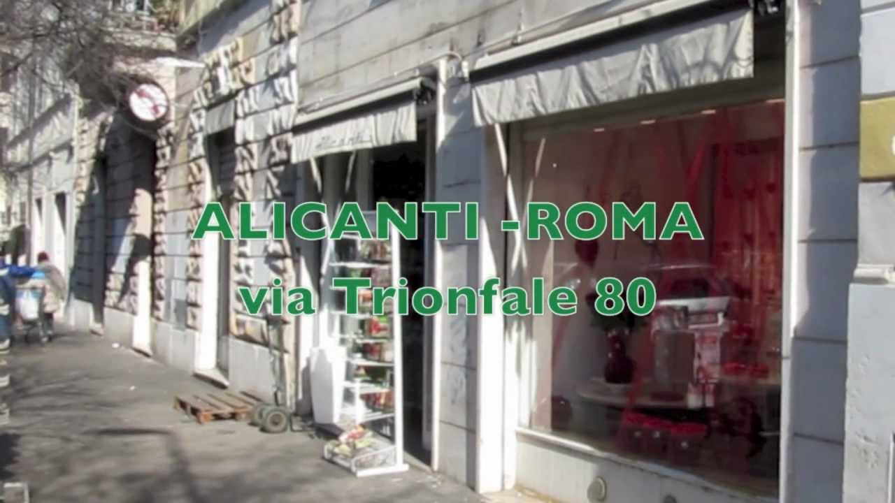 Alicanti a Roma in via Trionfale, 80 - YouTube