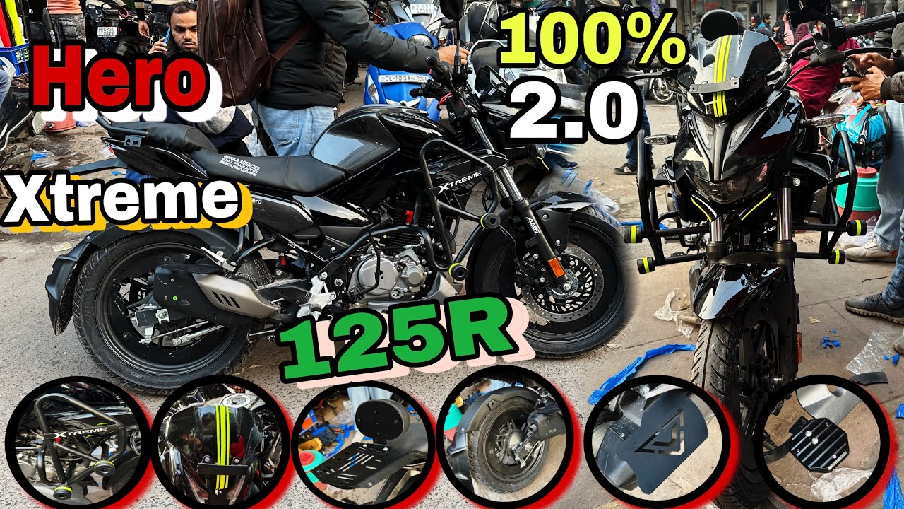 Hero xtreme 125R🚀🏍️ Full Modified 🔩🔨All accessories - YouTube